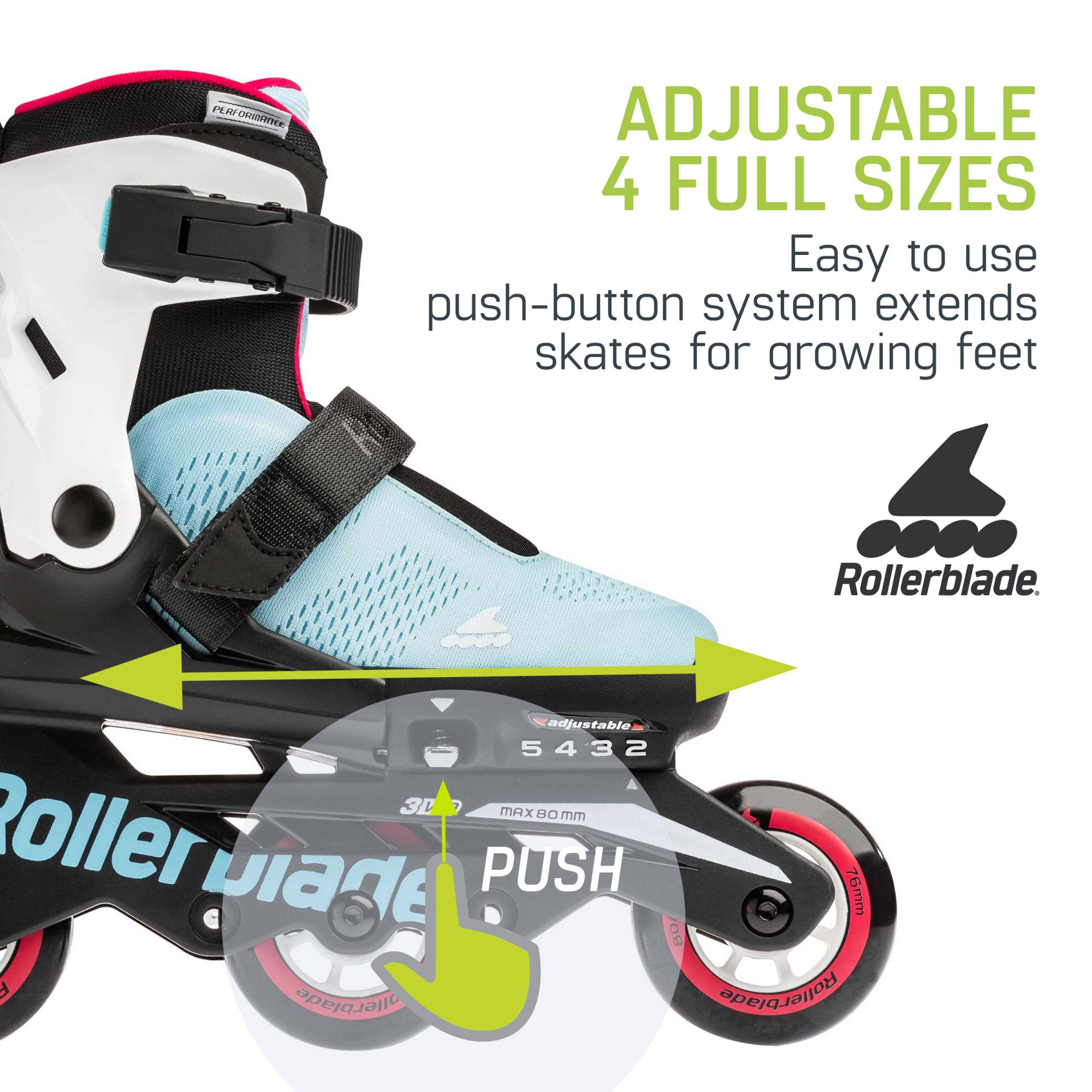 ᐈ RollerBlade MicroBlade Free 3WD G купить по цене 3 800 грн. в Киеве ...