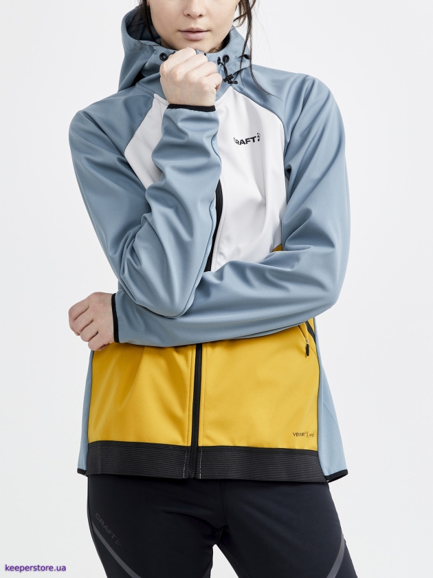 ᐈ Craft Glide Hood Jacket W Trooper/Tawny (S) купить по цене 3 840 грн ...